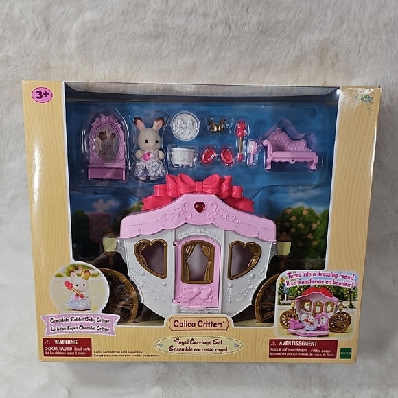 calico critters | Toys | Calico Critters Royal Carriage Set Dollhouse ...